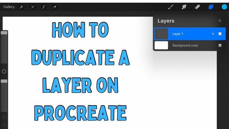 How to duplicate a layer in Procreate – The Creativity City