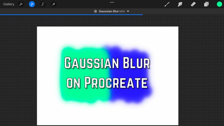 Gaussian Blur on Procreate - how to blur on Procreate – The Creativity City