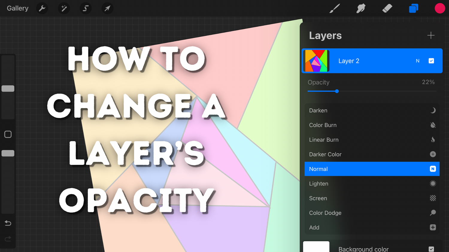 How to Lower The Opacity of a Layer in Procreate – The Creativity City