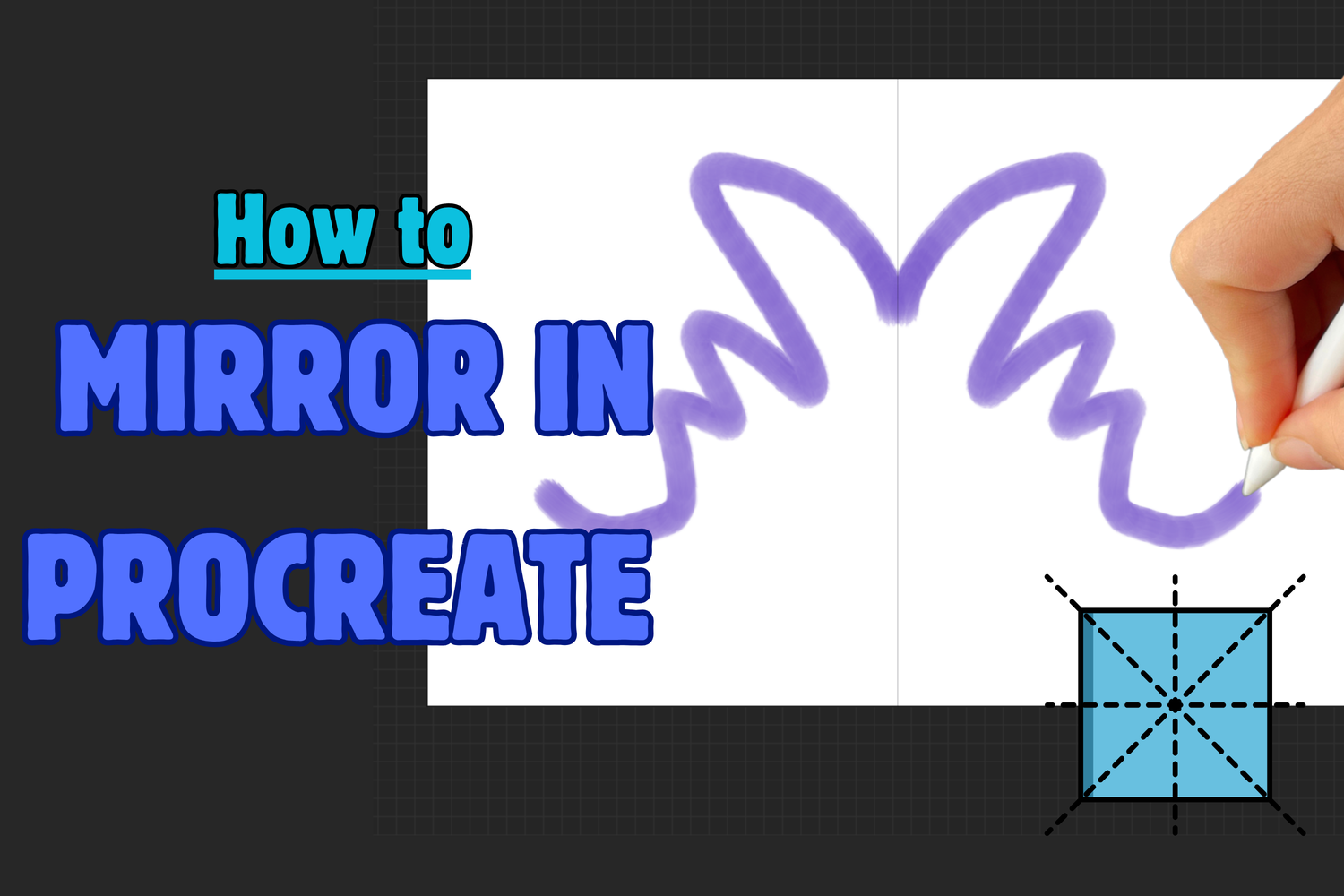How to Mirror in Procreate - the Procreate Symmetry Tool – The ...