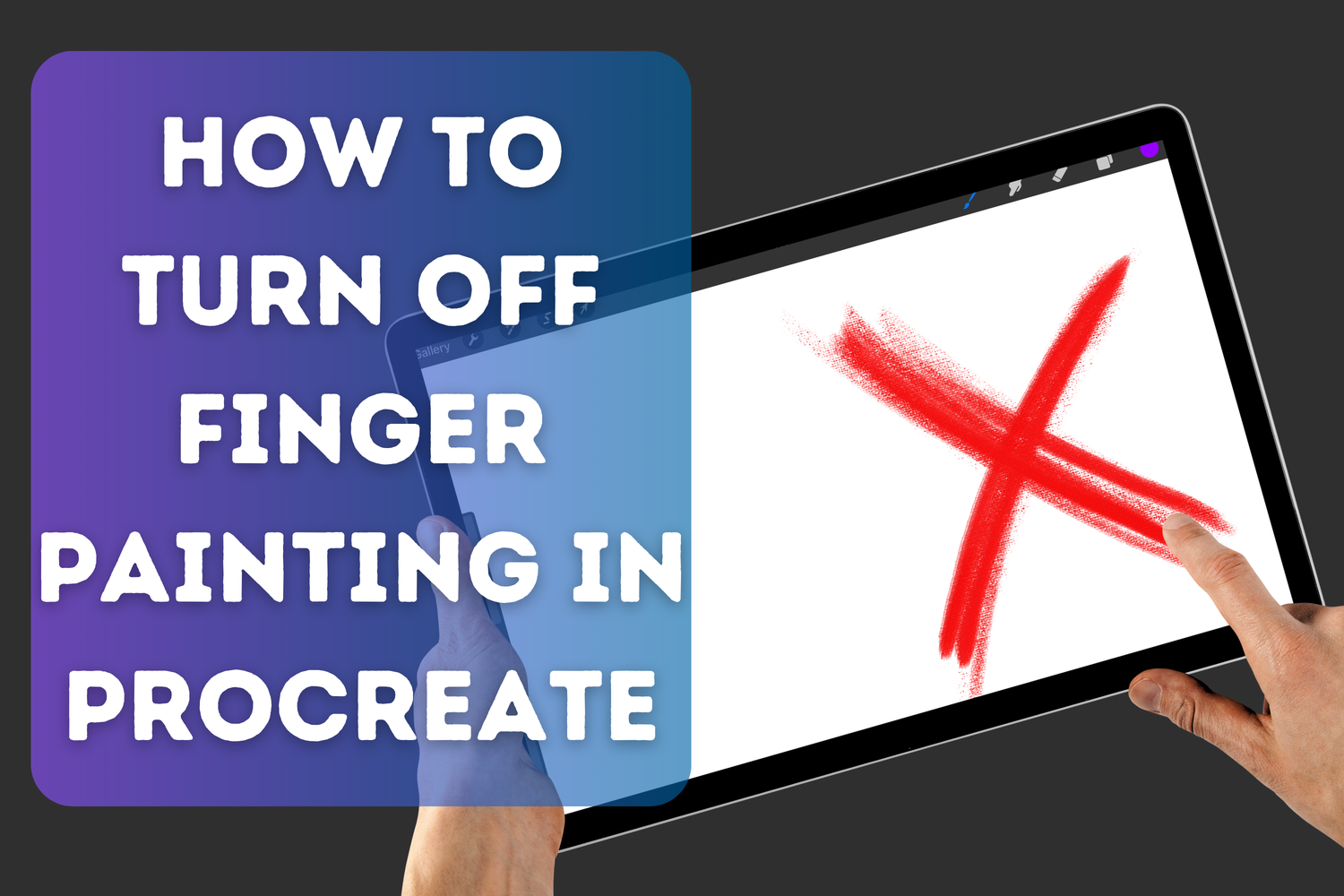 How to Turn Off Finger Drawing in Procreate - How To Make Procreate Ig – The Creativity City