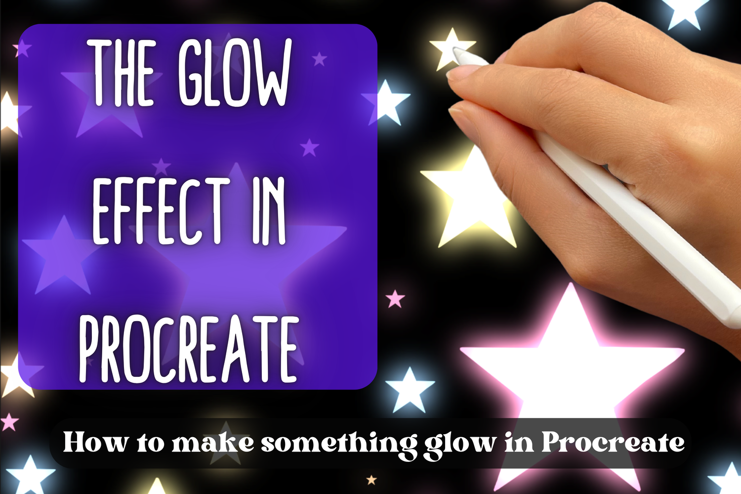 The Glow Effect in Procreate - How to Make Something Glow in Procreate ...